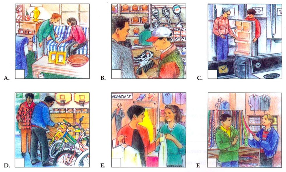 Listening Exercises A2 - Shopping - English Practice Online