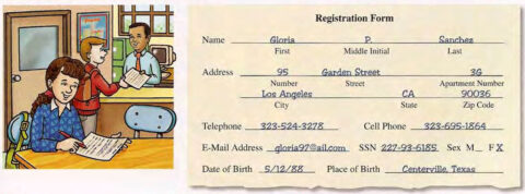 Learn Vocabulary Through Pictures - Personal Information - English ...