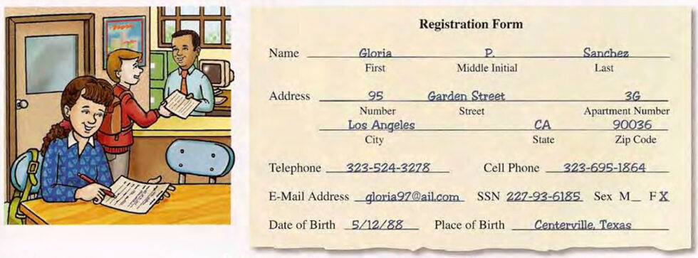 Learn Vocabulary Through Pictures - Personal Information - English ...