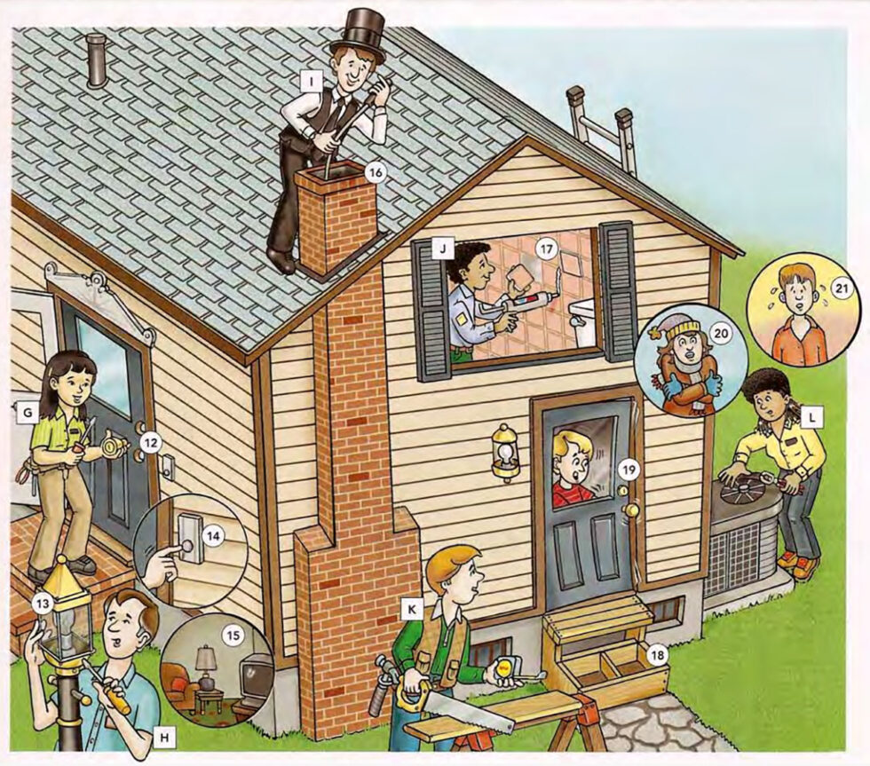 Learn Vocabulary Through Pictures - Household Problems and Repairs ...