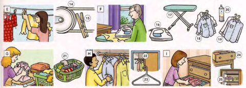 Learn Vocabulary Through Pictures - Laundry - English Practice Online