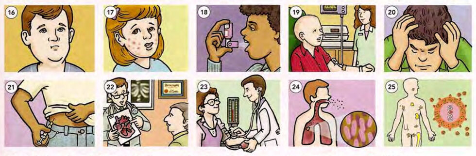 Learn Vocabulary Through Pictures - Medical Emergencies and Illnesses ...