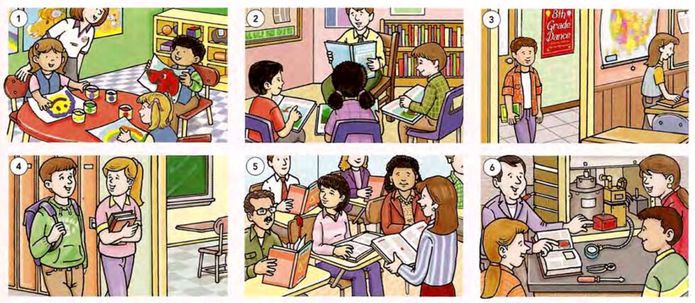 Learn Vocabulary Through Pictures - Types of Schools - English Practice ...