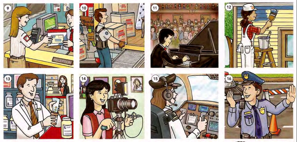 Learn Vocabulary Through Pictures - Occupations II - English Practice ...